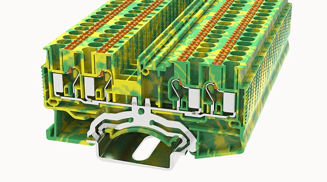 DS2.5-QU-PE || Clema Push in de tierra Quattro ancho 2.5mm color gris ...